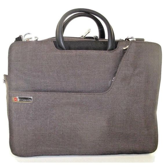 Victorinox | Bags | Victorinox Grey Briefcase Wcomputer Compartment ...